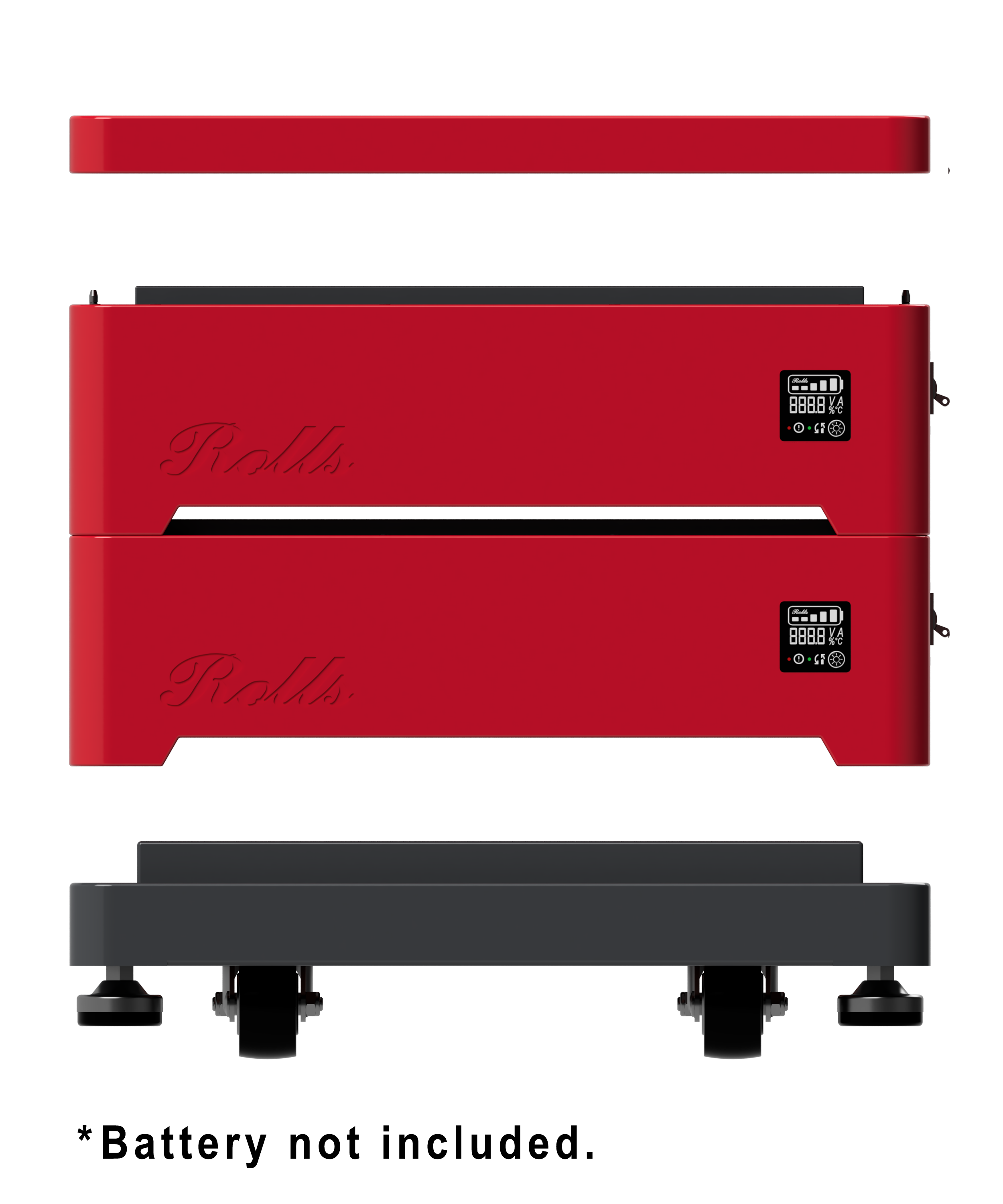 LFP STACK BASE+TOP ASSEMBLY – Rolls Battery